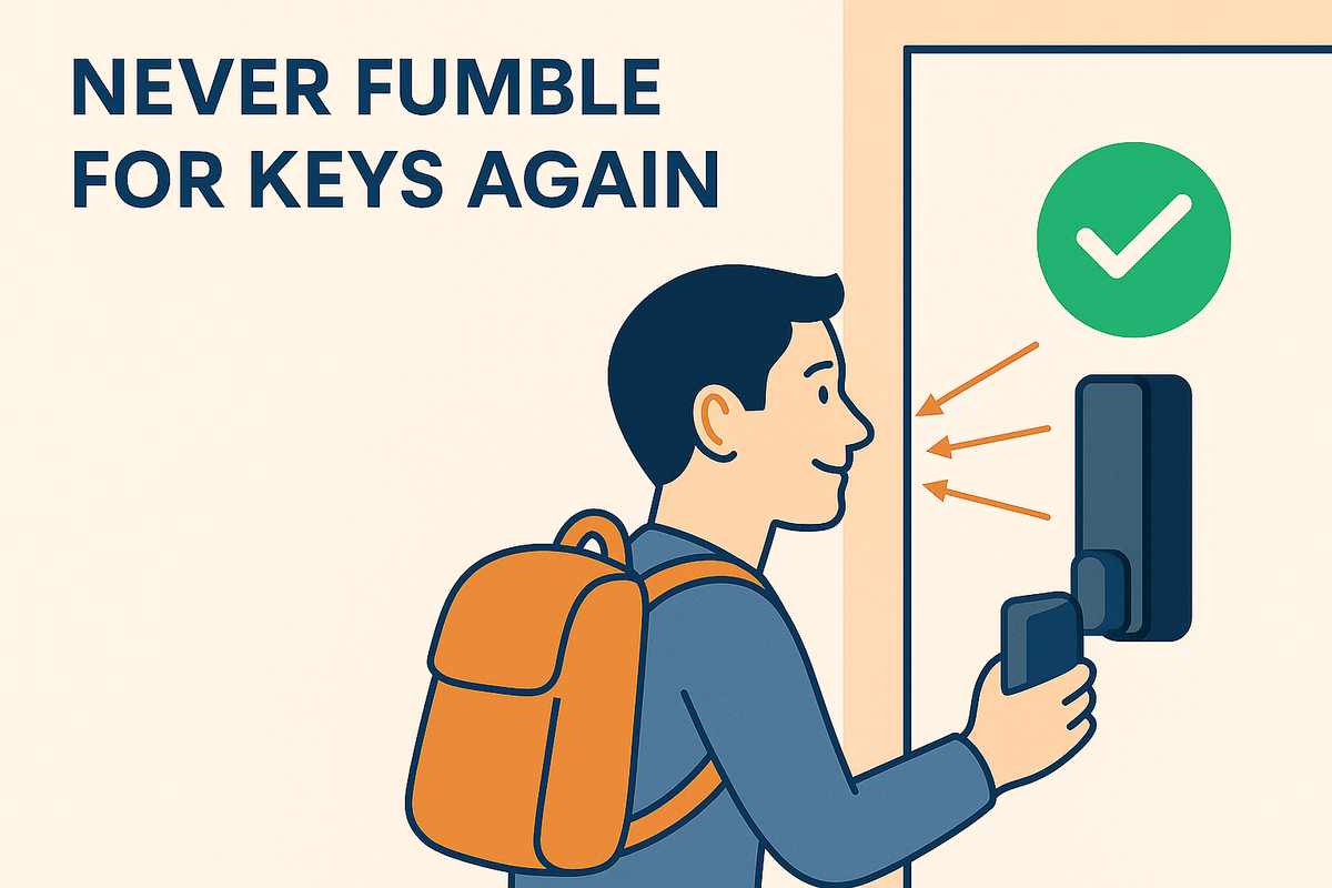 Smart lås med ansigtsgenkendelse: Aldrig mere på jagt efter nøgler ...