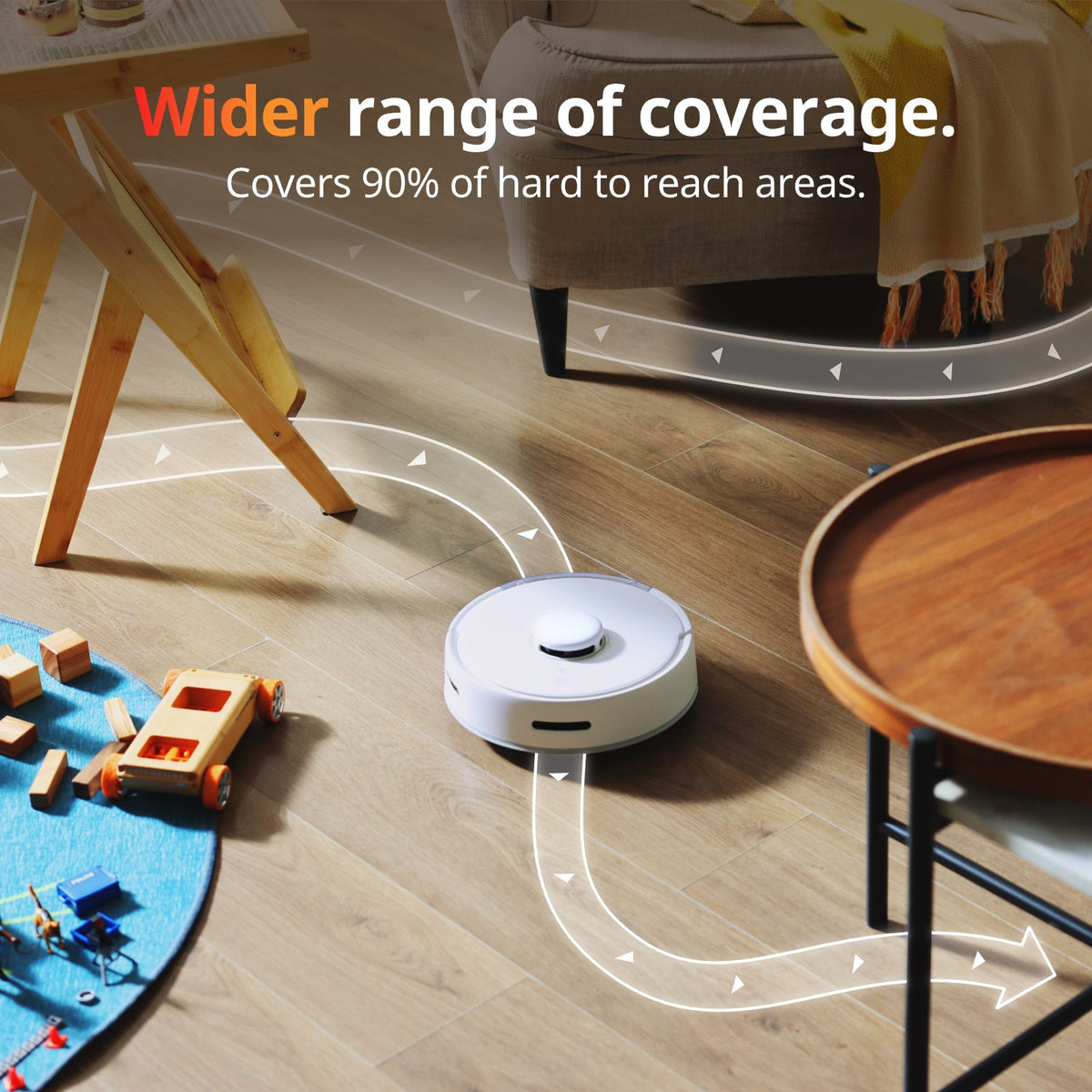 SwitchBot Mini Robot Vacuum K10+ | Compact 50% Smaller Smart Cleaner ...