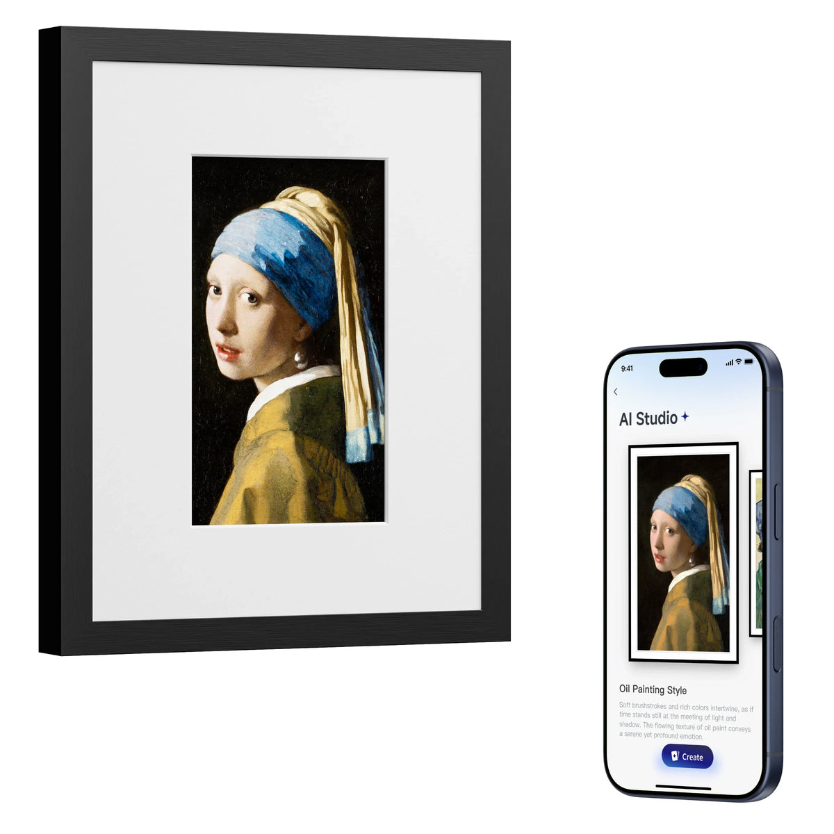 SwitchBot AI Art Frame Combo: Multi-Size Set of AI Digital Art Frames ...