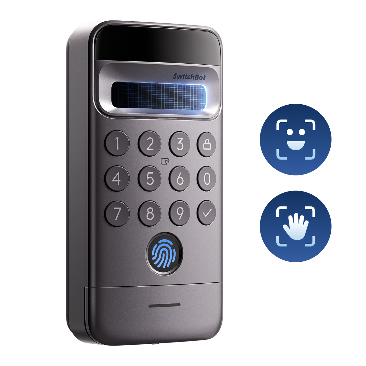 SwitchBot Keypad Vision Pro | Face & Palm Recognition Smart Keypad for ...